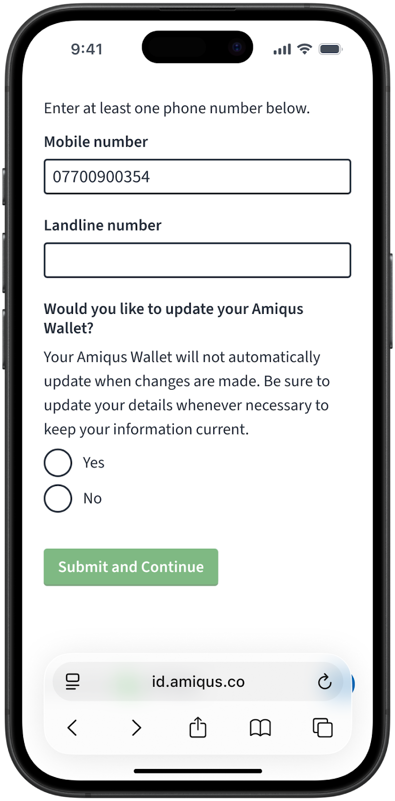 About Wallet – Amiqus Support