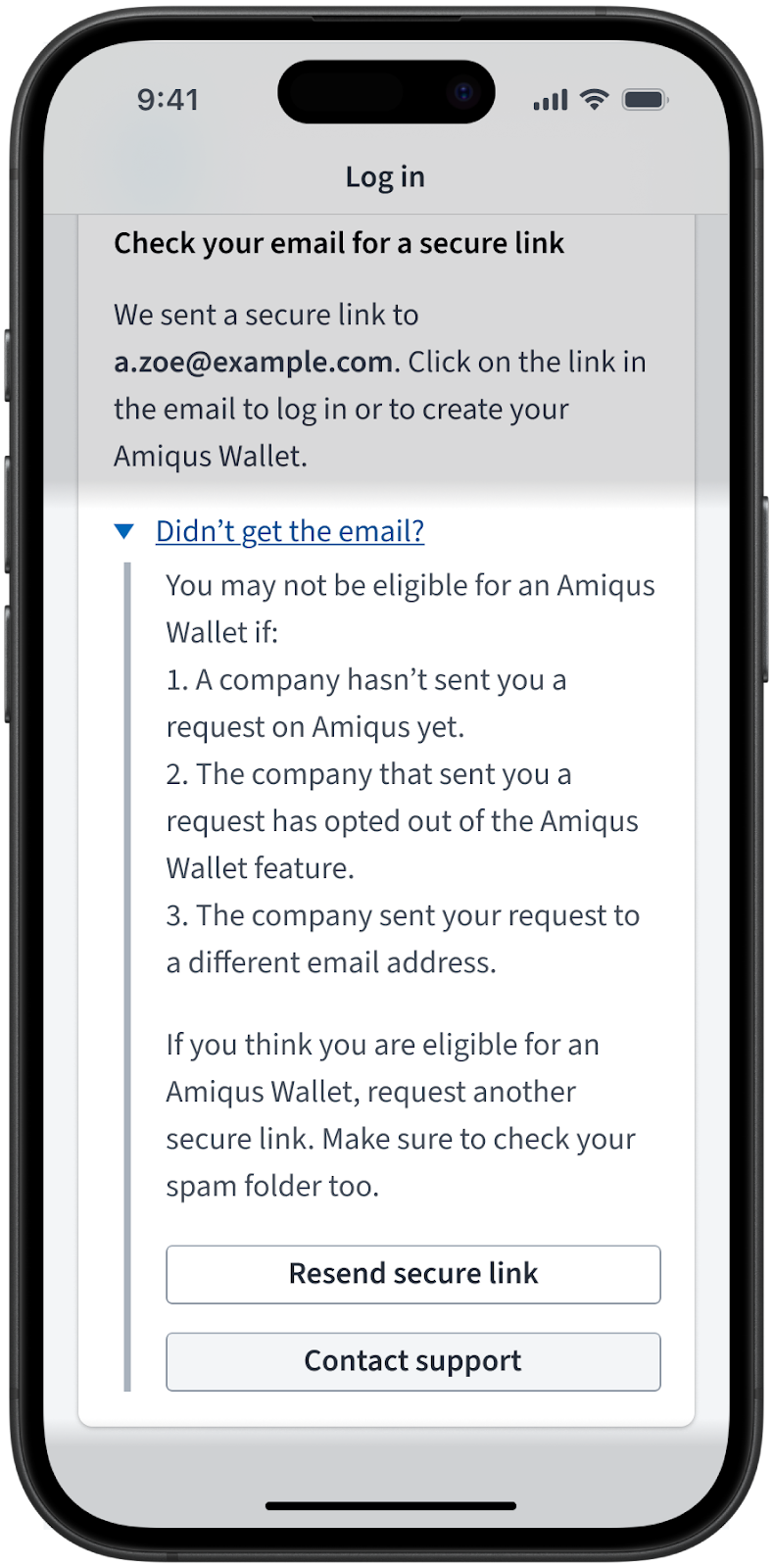 Wallet FAQs – Amiqus Support